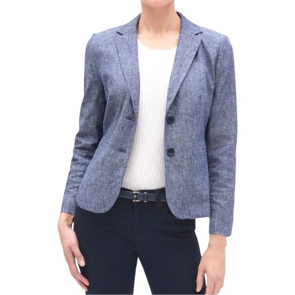 Banana Republic | Jackets & Coats | Banana Republic Linen Blend Blazer | Poshmark